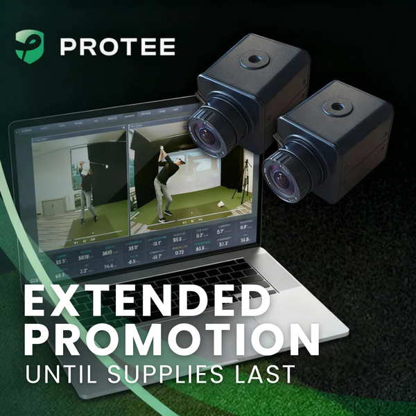 Protee VX Overhead Golf Launch Monitor with 2 Free Cameras (6-8 Weeks